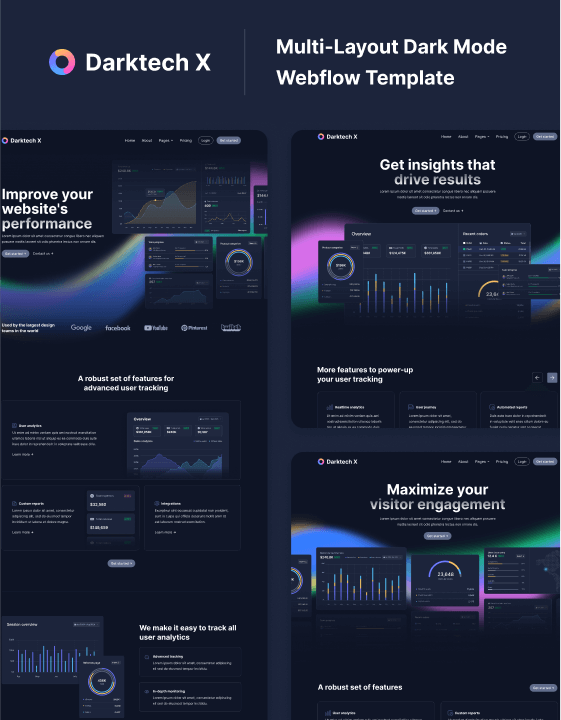 Darktech X by BRIX Templates | Muzli Creative Store