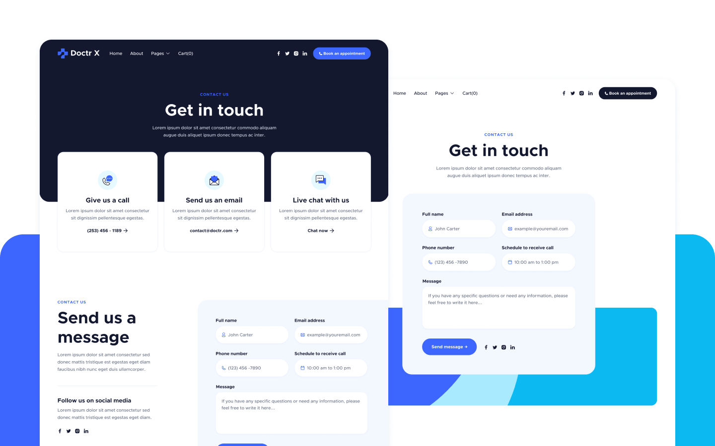 Doctr X - Doctor HTML5 Responsive Website Template