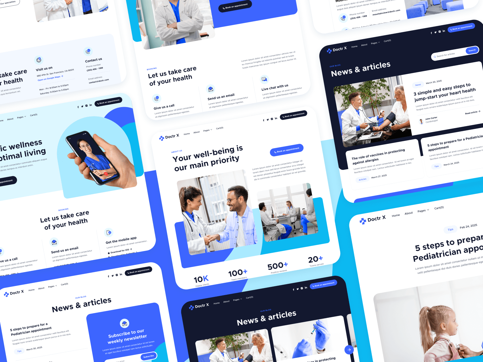 Doctr X - Doctor HTML5 Responsive Website Template