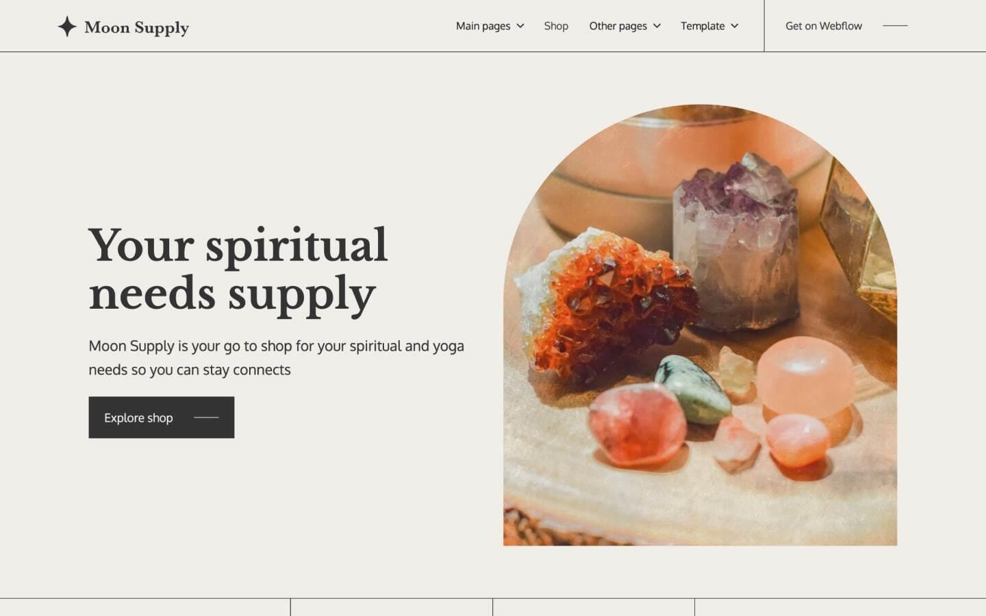 Moon Supply - Shop HTML5 Responsive Website Template