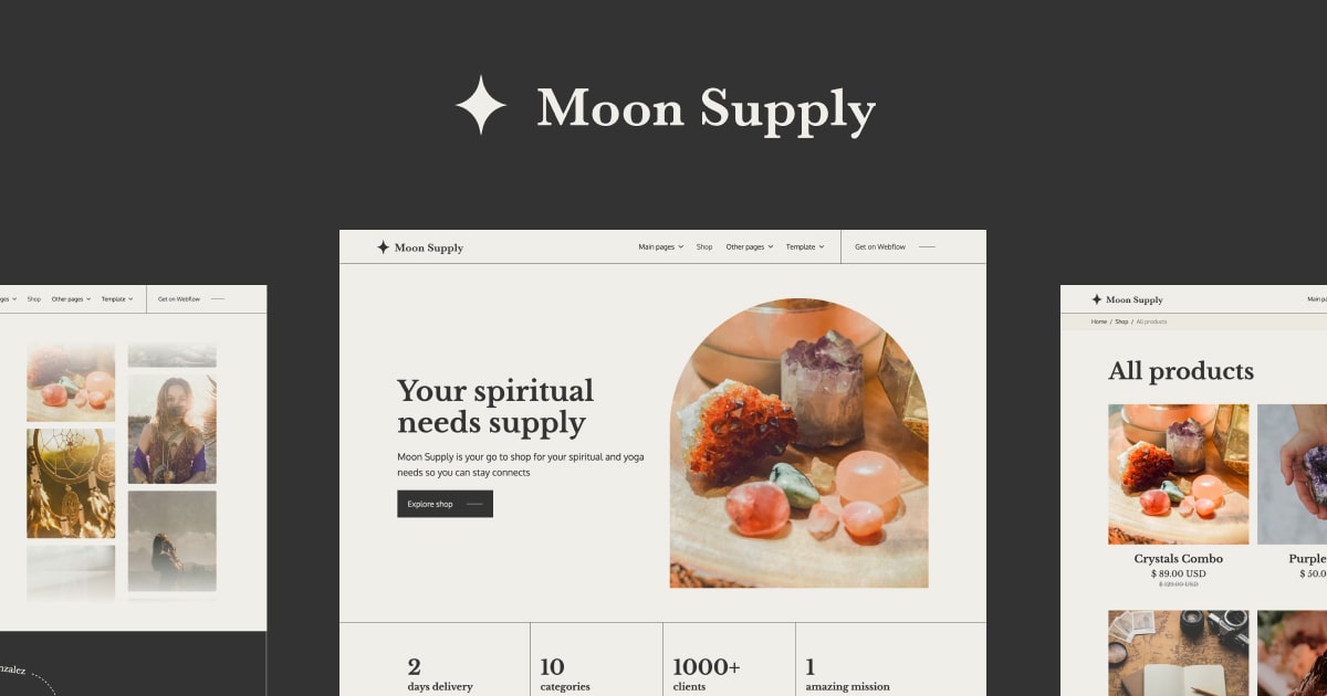 Moon Supply - Shop HTML5 Responsive Website Template