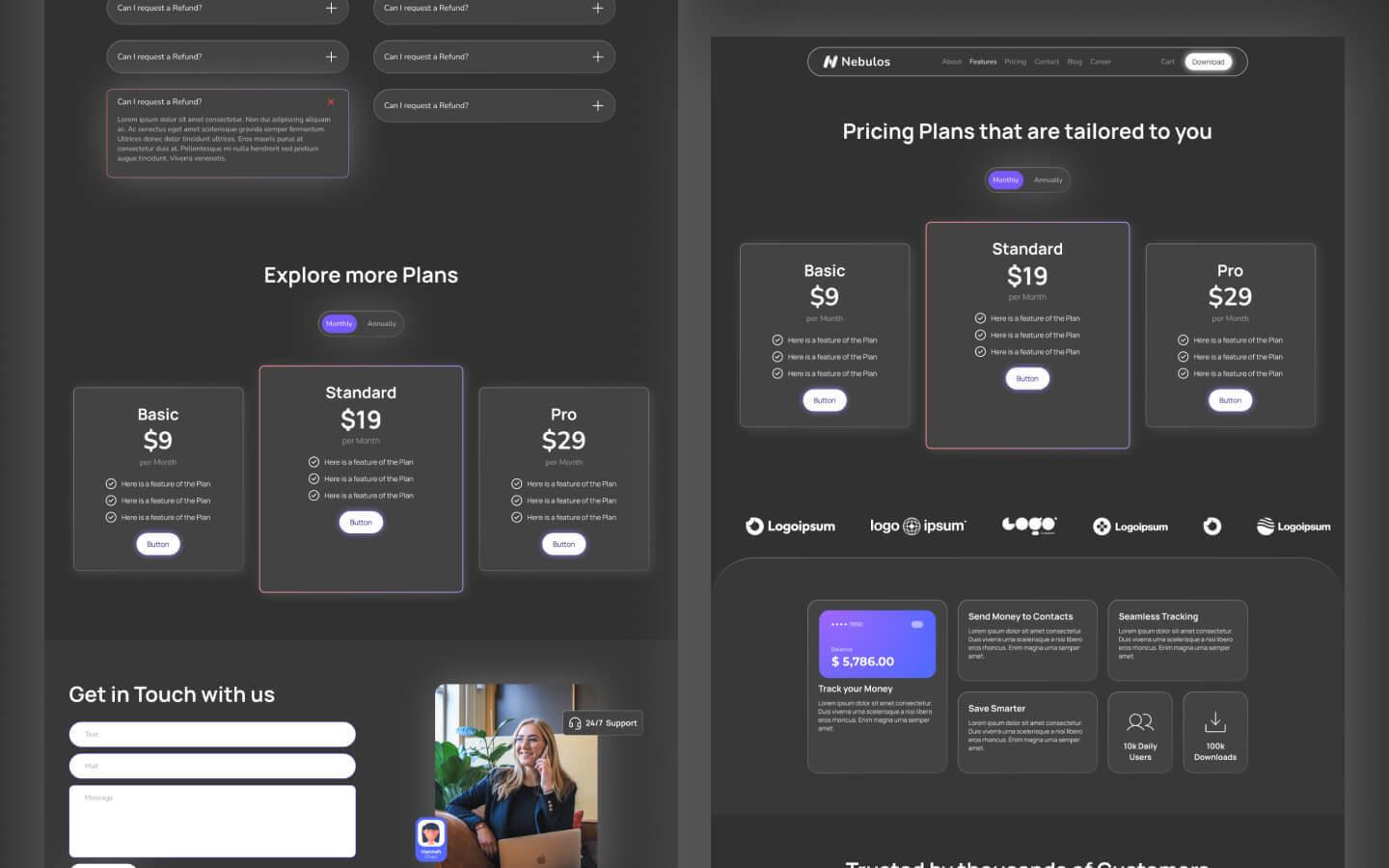 Nebulos - App HTML5 Responsive Website Template