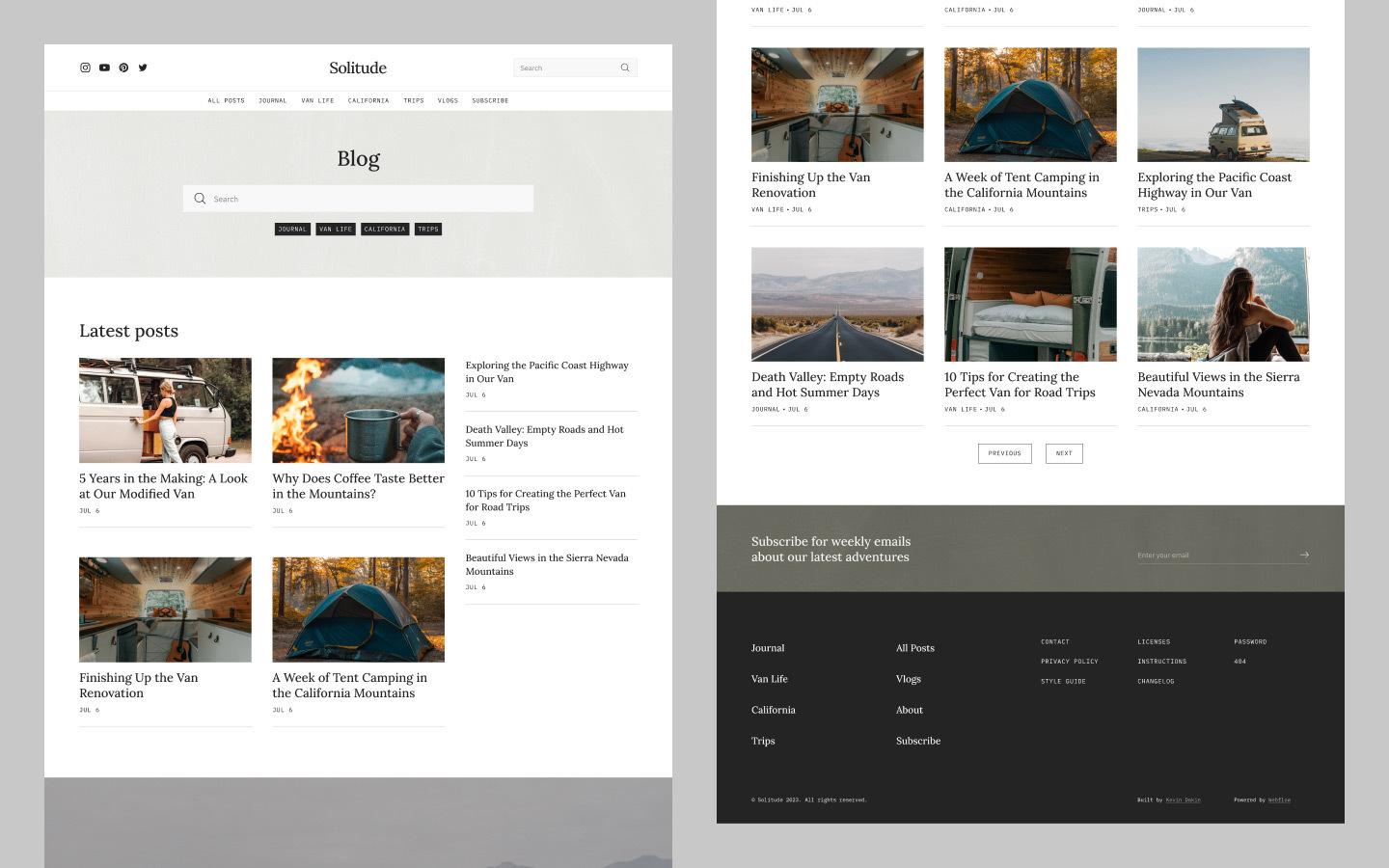 Solitude - Lifestyle HTML5 Responsive Website Template