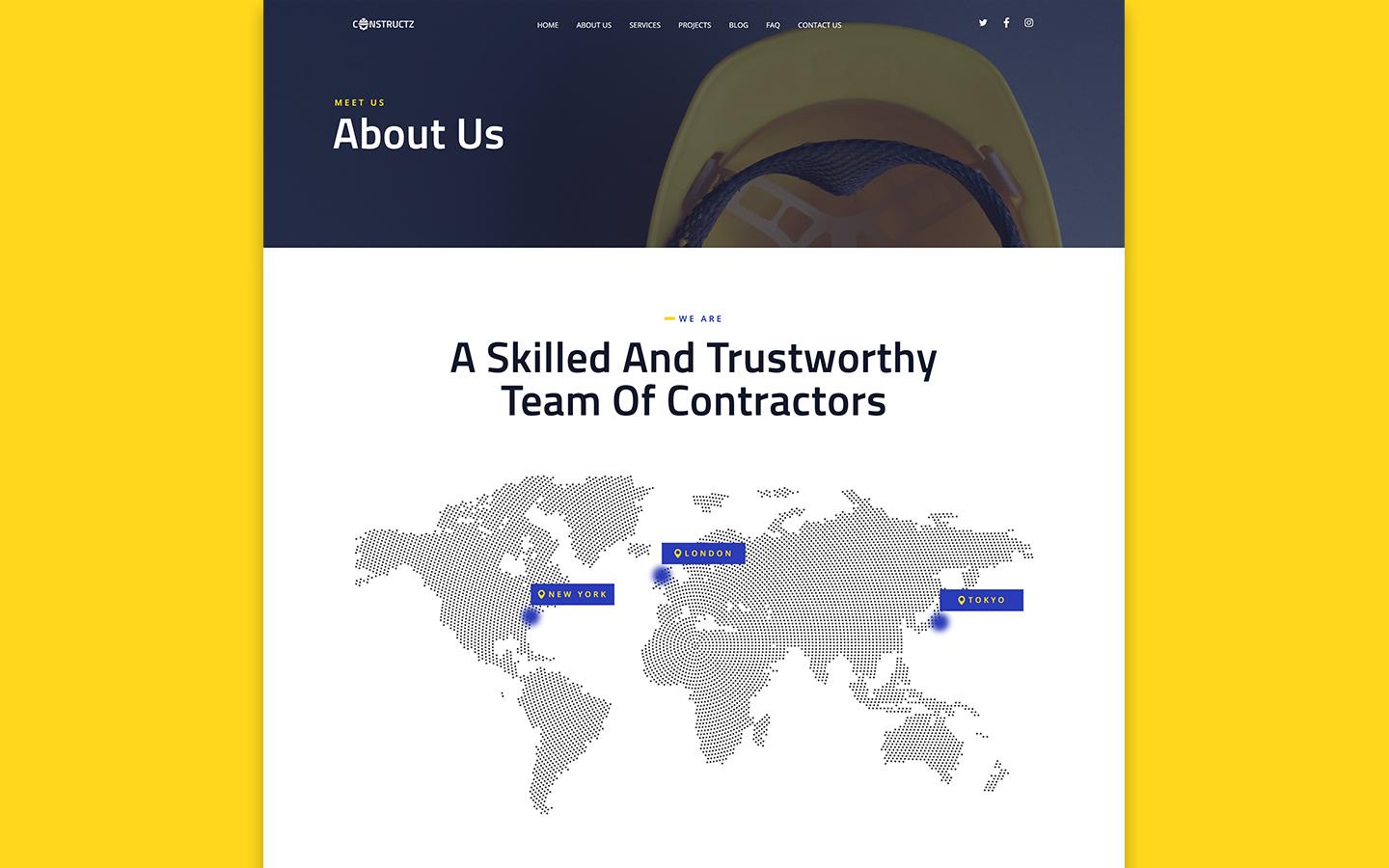 Constructz - Construction HTML5 Responsive Website Template