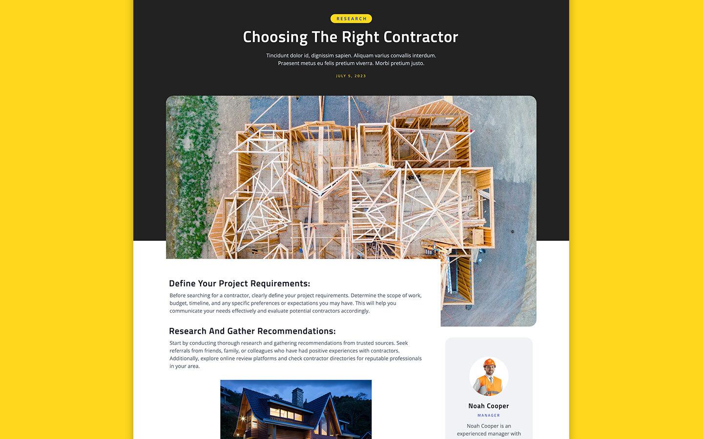 Constructz - Construction HTML5 Responsive Website Template