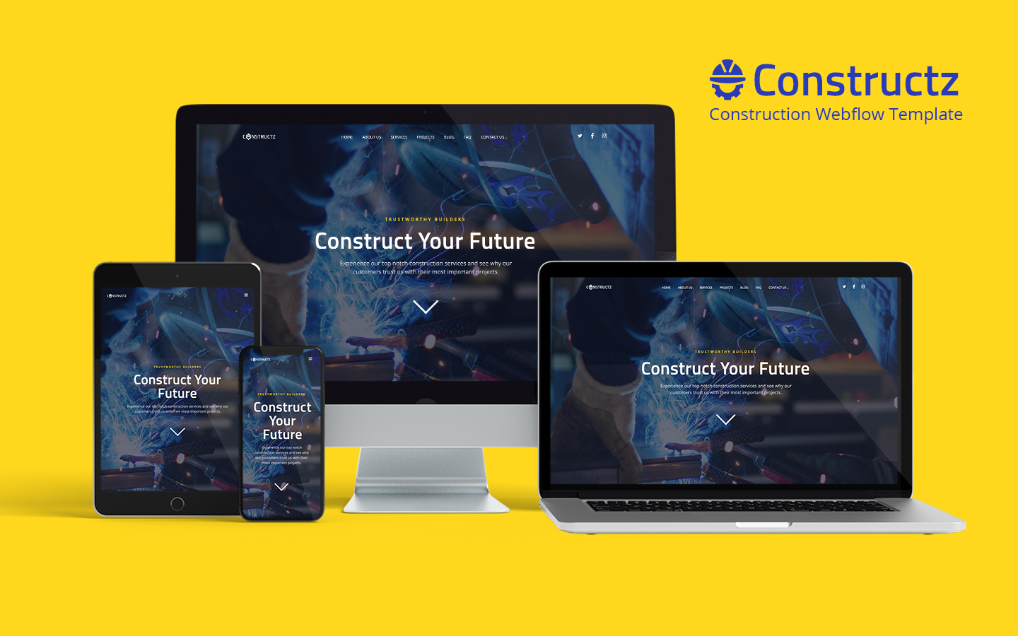 Constructz - Construction HTML5 Responsive Website Template