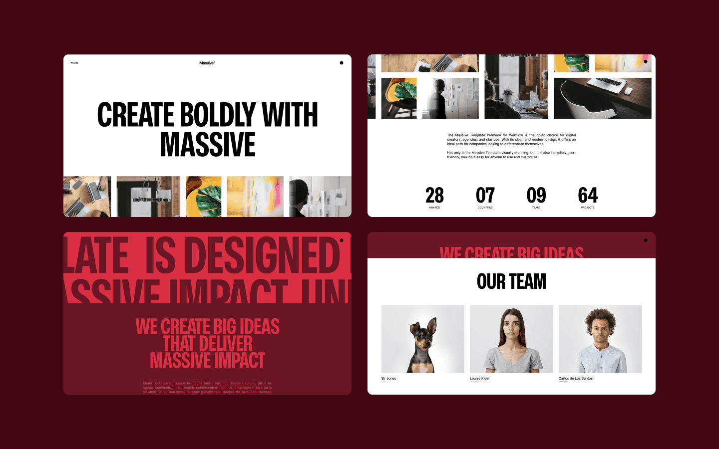 Massive - Agency HTML5 Responsive Website Template
