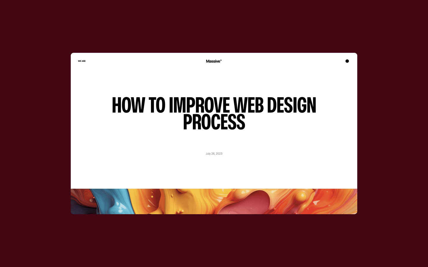 Massive - Agency HTML5 Responsive Website Template