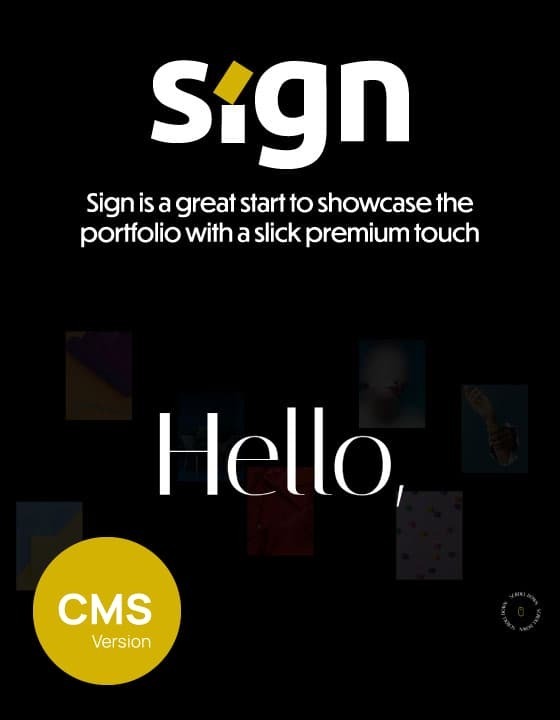 Sign CMS - Agency HTML5 Responsive Website Template