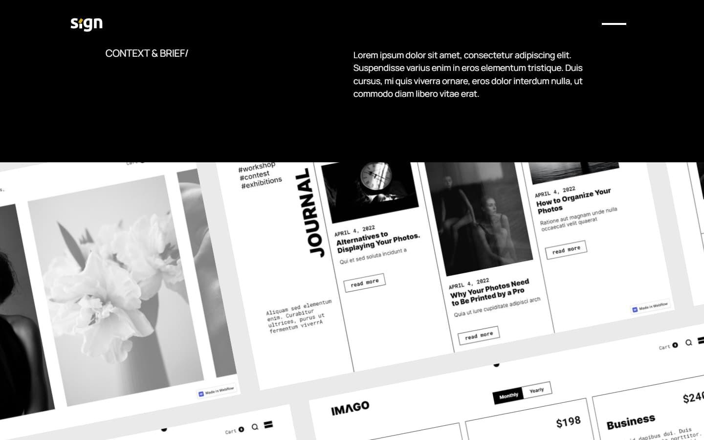 Sign CMS - Agency HTML5 Responsive Website Template