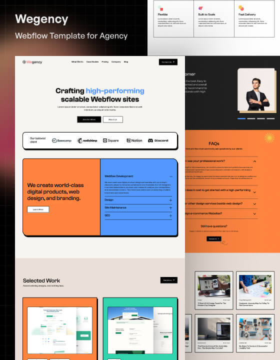 Wegency - Agency HTML5 Responsive Website Template