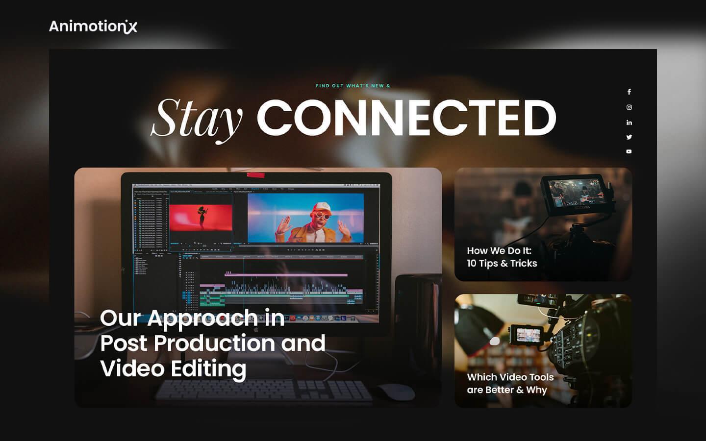 Animotion.X - Video HTML5 Responsive Website Template