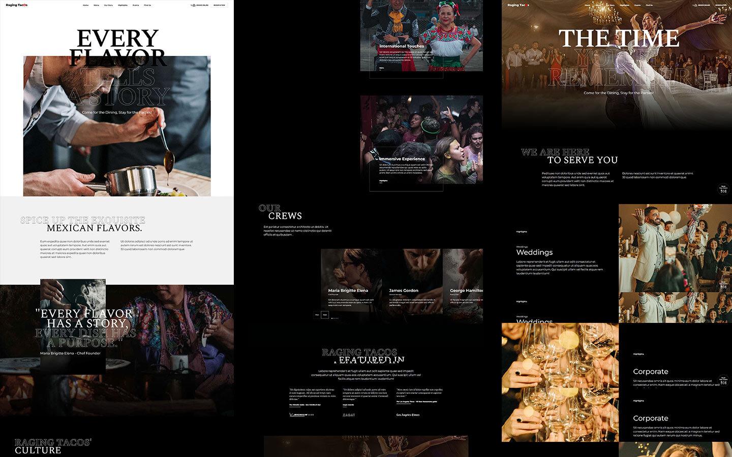 Raging Tacos - Restaurant HTML5 Responsive Website Template