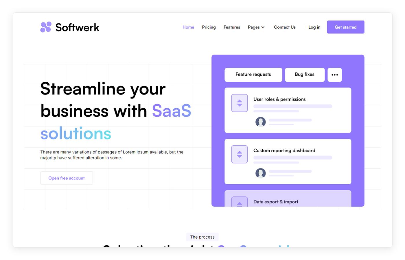 Softwerk - SaaS HTML5 Responsive Website Template