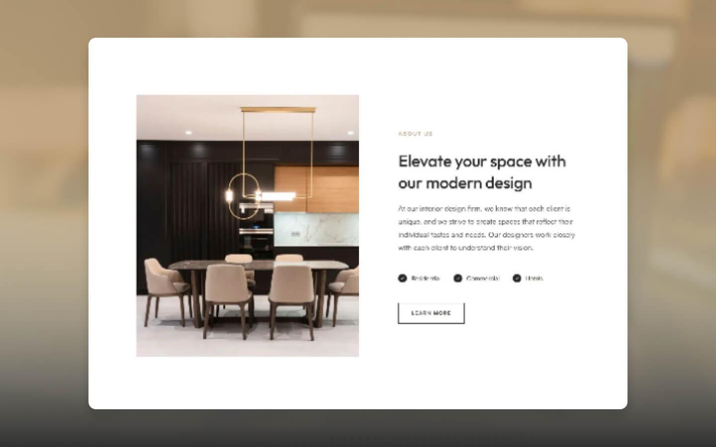 Interio - Interior design HTML5 Responsive Website Template