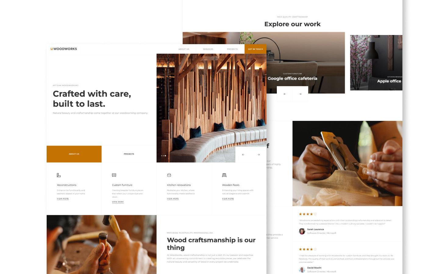 Woodworks - Construction HTML5 Responsive Website Template