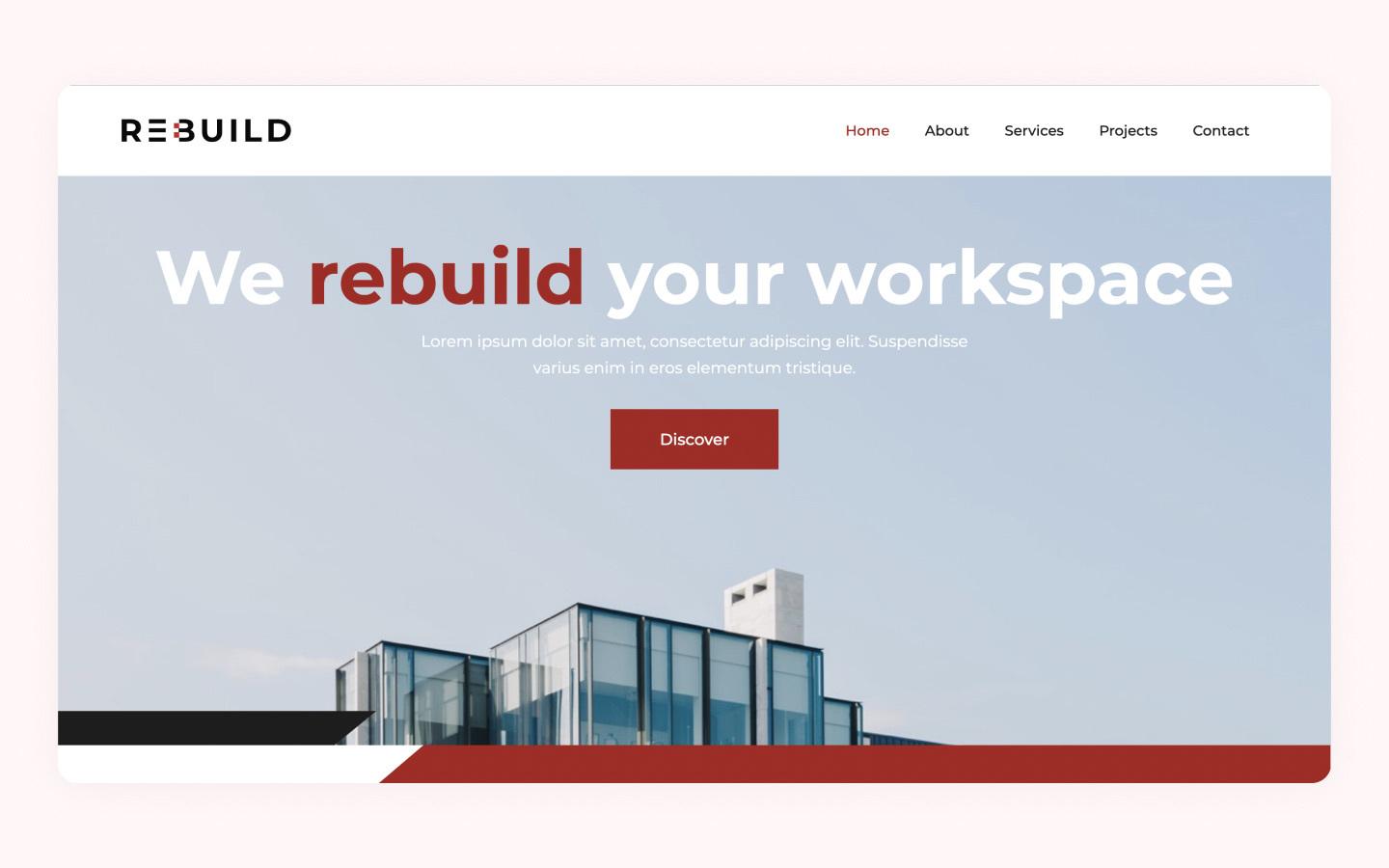 REBUILD - Construction HTML5 Responsive Website Template