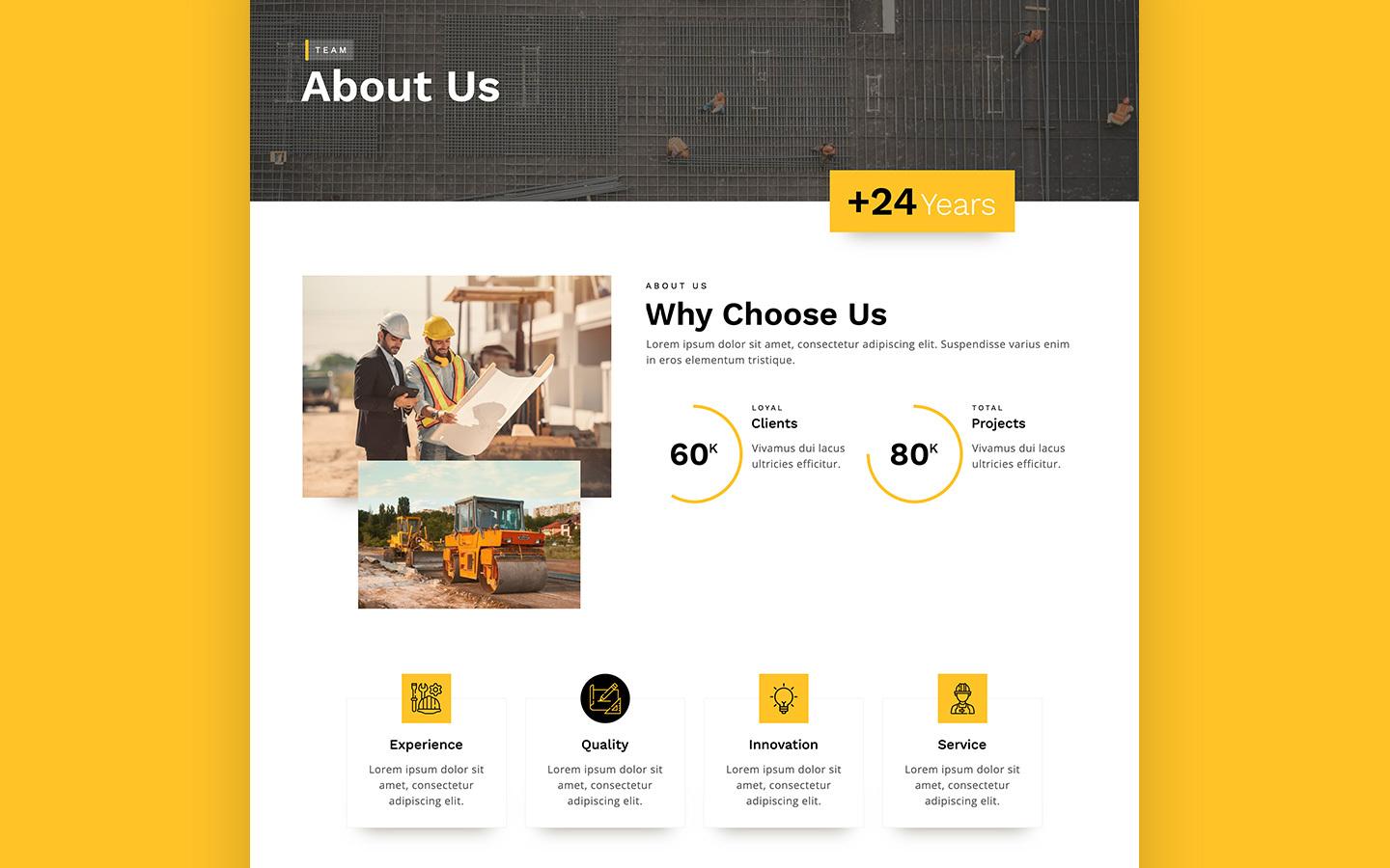 Constructorz - Construction HTML5 Responsive Website Template