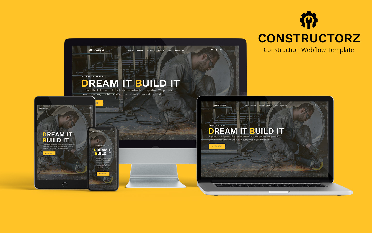 Constructorz - Construction HTML5 Responsive Website Template