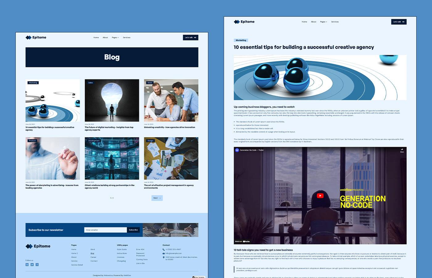 Epitome - Consulting HTML5 Responsive Website Template