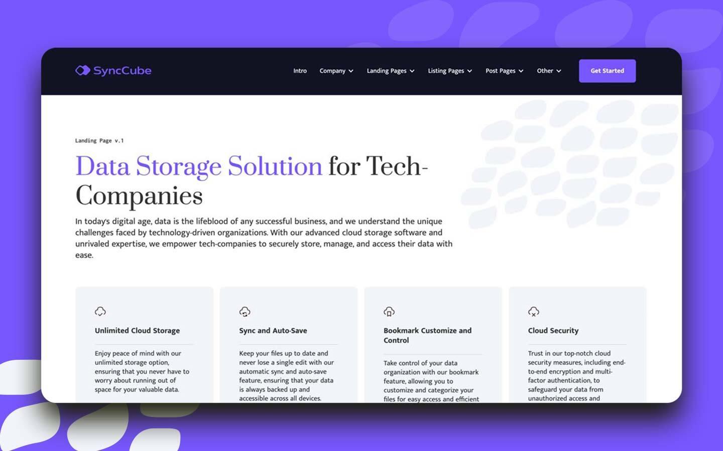 SyncCube - SaaS HTML5 Responsive Website Template