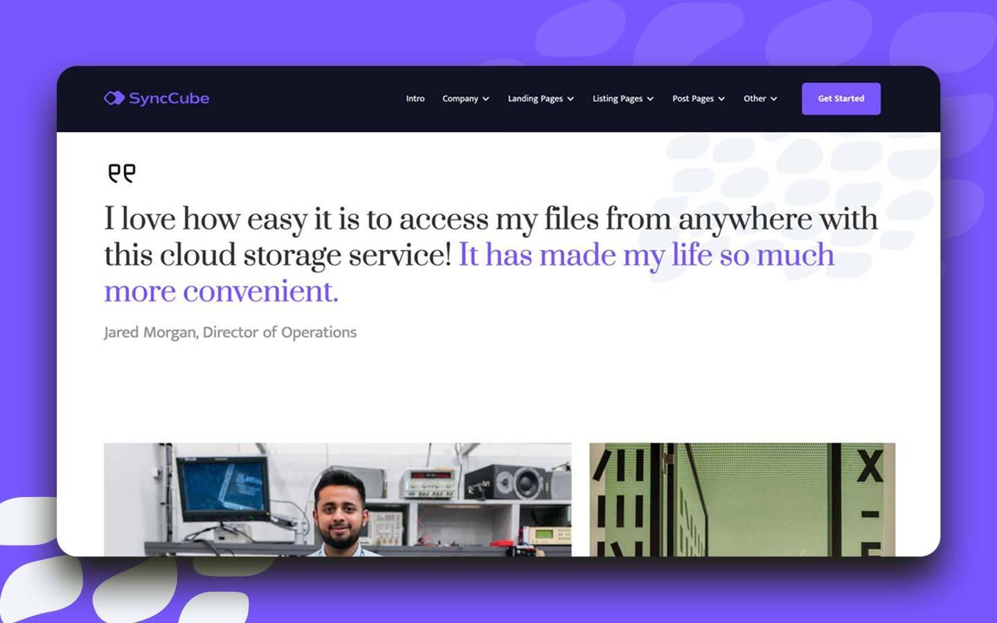 SyncCube - SaaS HTML5 Responsive Website Template