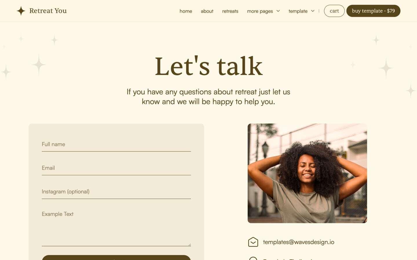 Retreat You - Tourism HTML5 Responsive Website Template