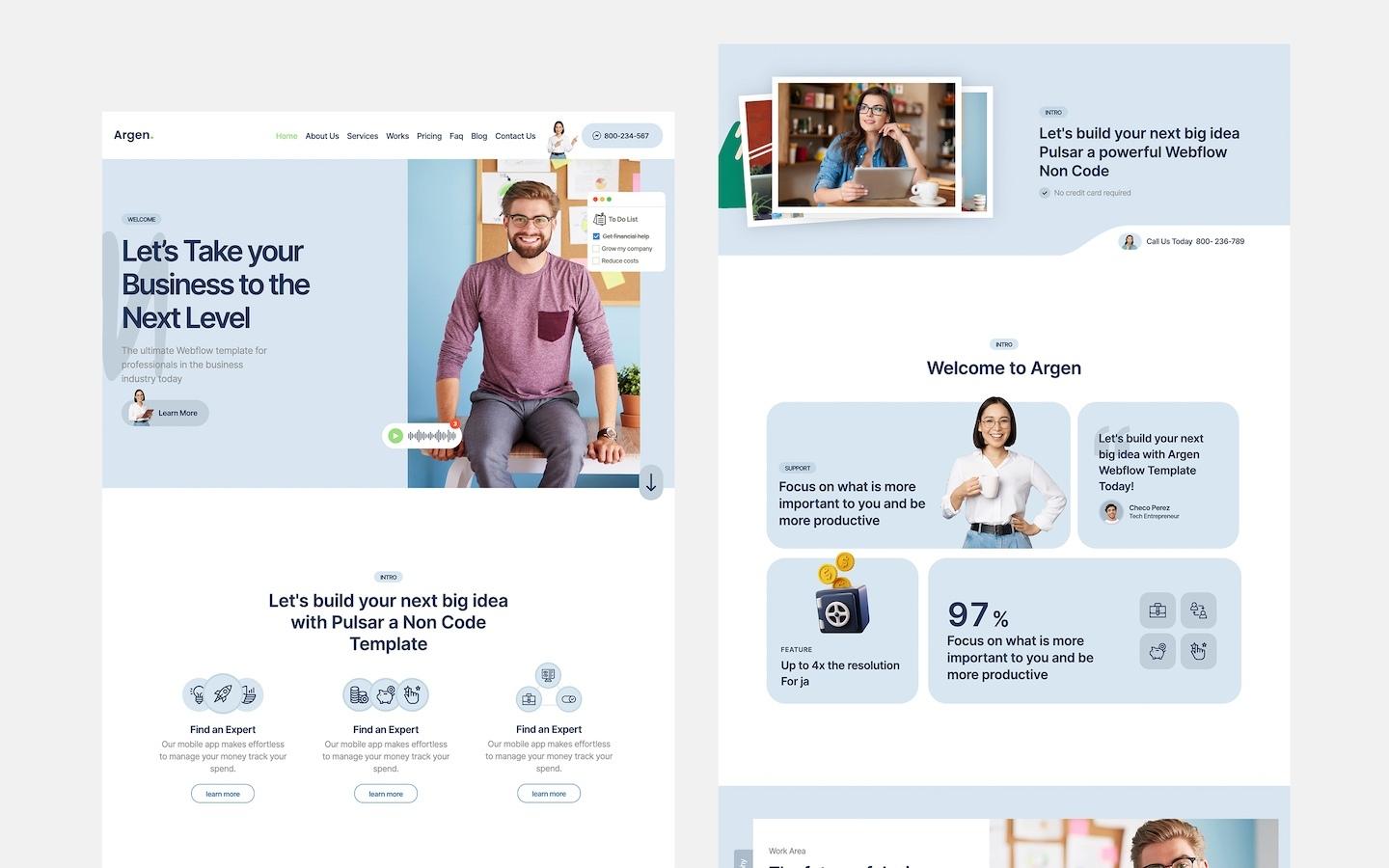 Argen - Agency HTML5 Responsive Website Template