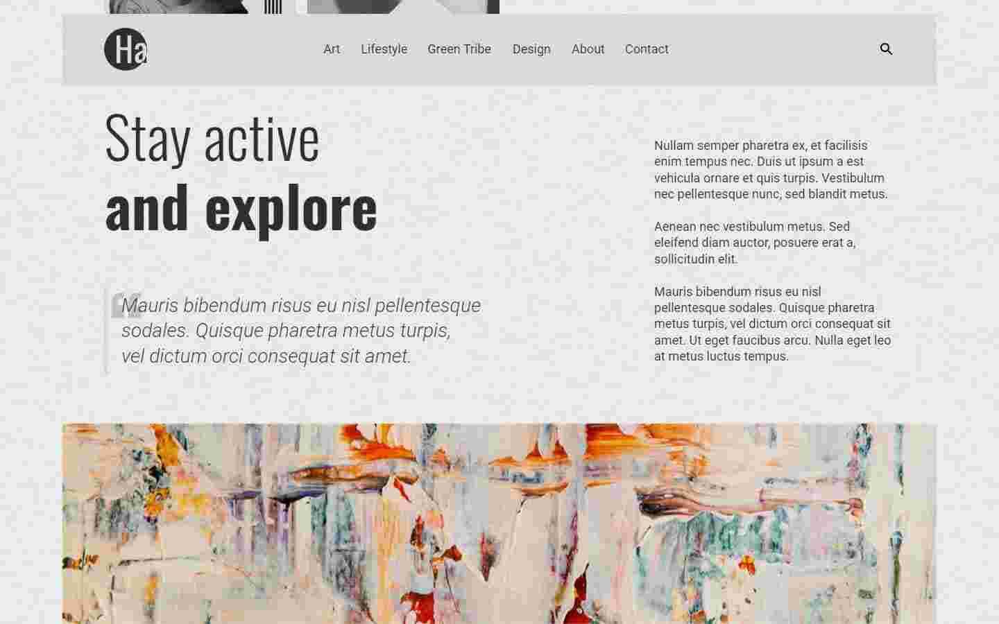 Hablo - Blog HTML5 Responsive Website Template