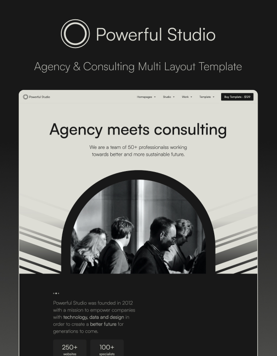 Powerful Studio by Wavesdesign | Muzli Creative Store