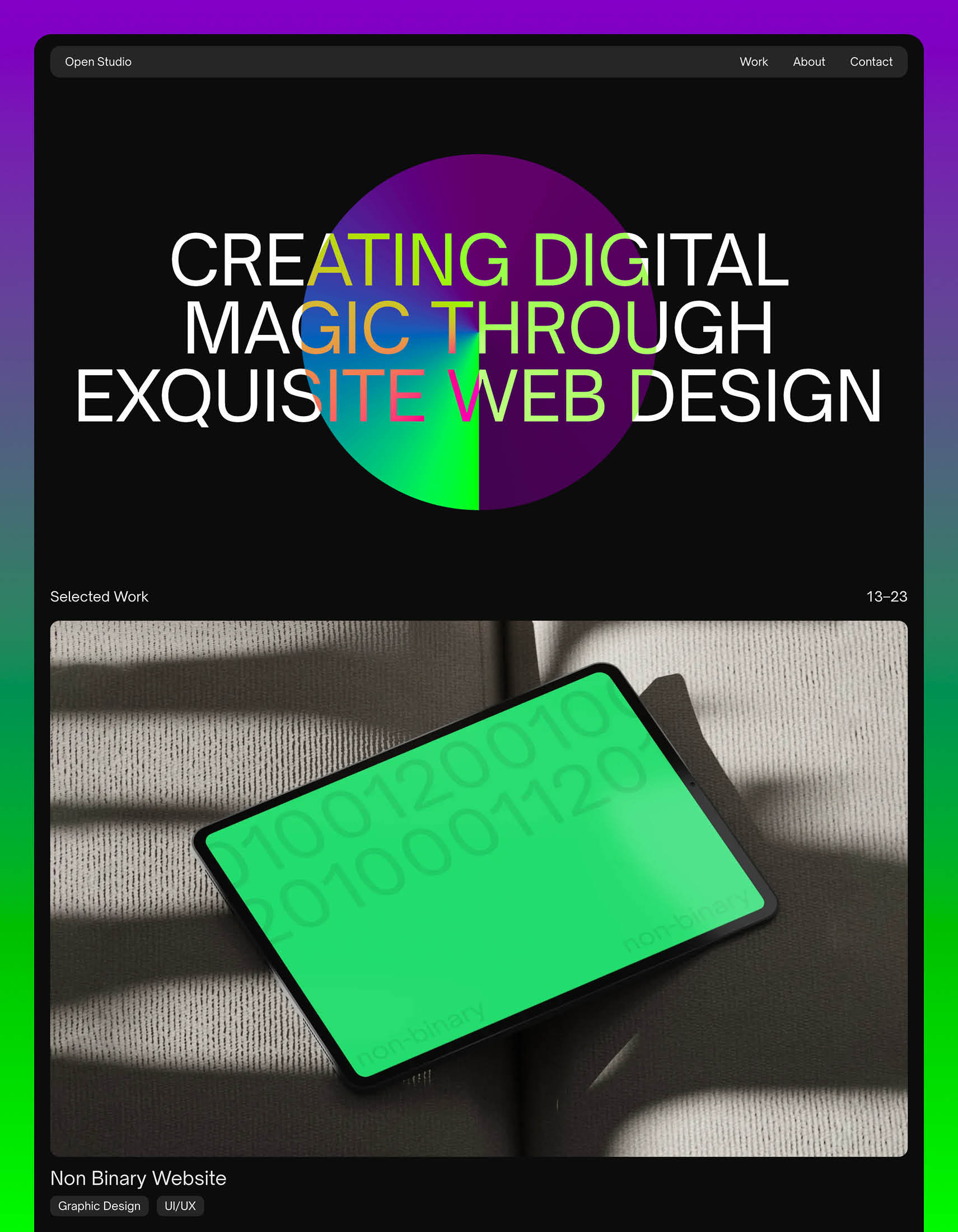 Open Studio by Diogo Ferreira | Muzli Creative Store