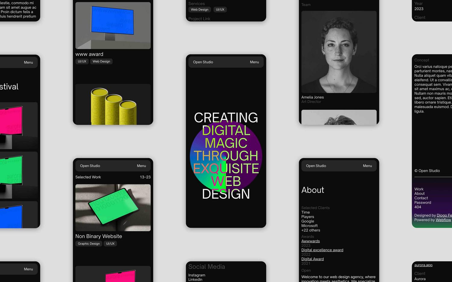 Open Studio - Portfolio HTML5 Responsive Website Template