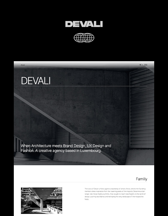 Devali by Sidebay Studio | Muzli Creative Store