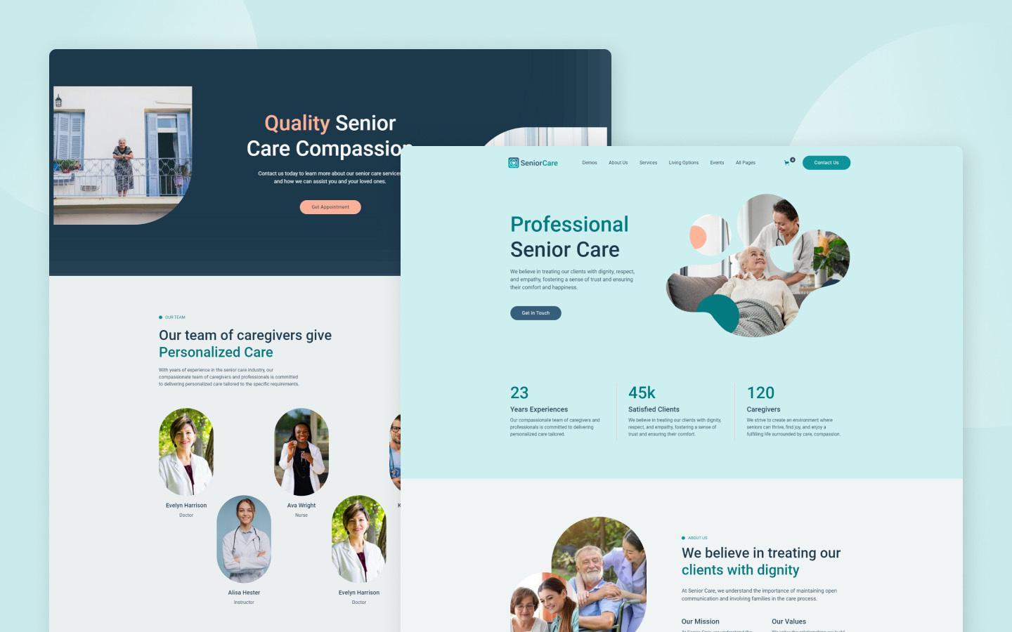 Senior Care - Health HTML5 Responsive Website Template