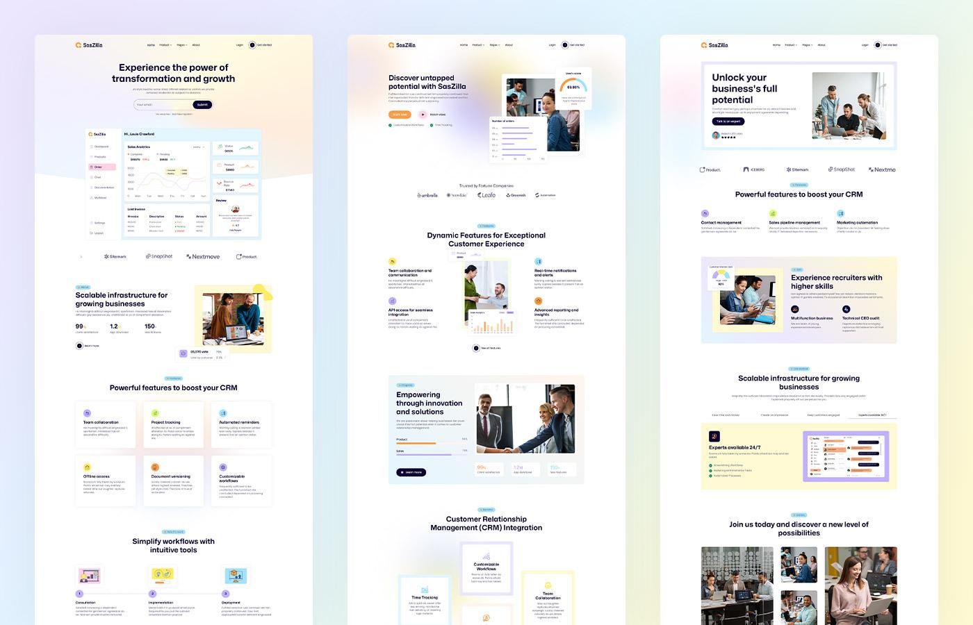 SasZilla - SaaS HTML5 Responsive Website Template