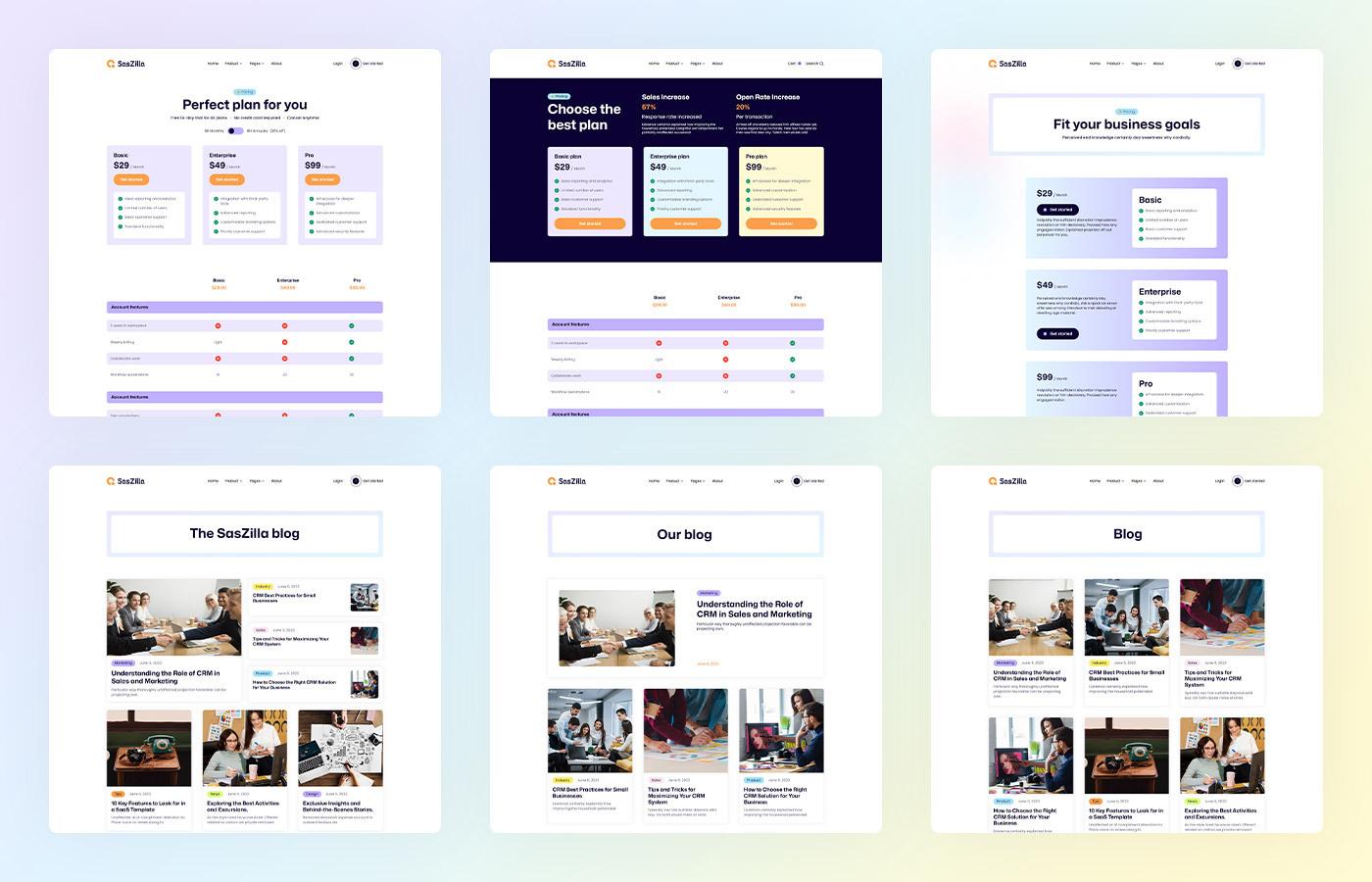 SasZilla - SaaS HTML5 Responsive Website Template