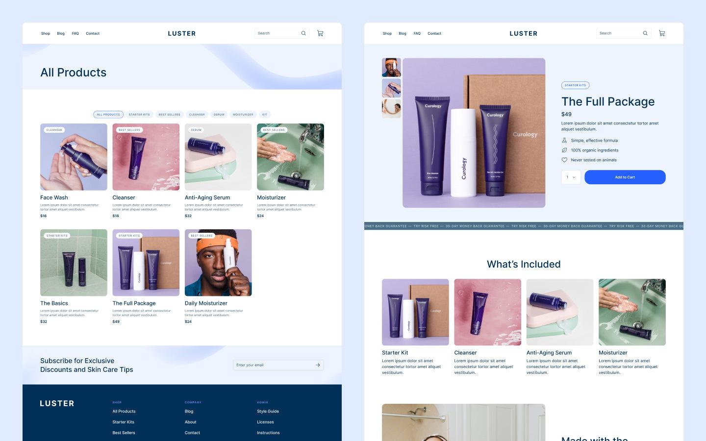 Luster - Retail HTML5 Responsive Website Template