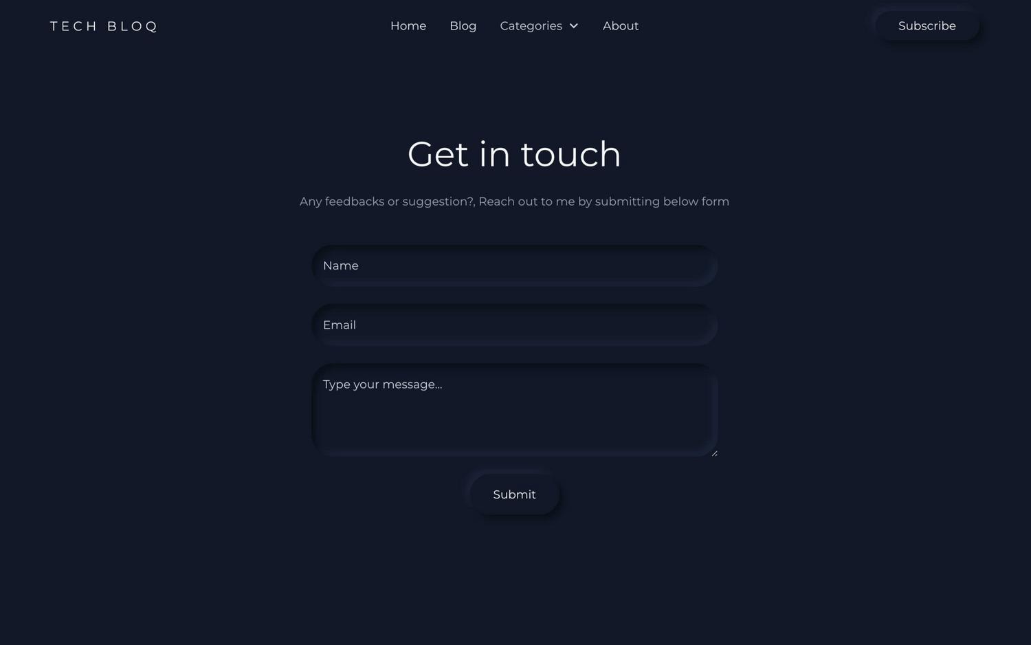 Tech Bloq - Blog HTML5 Responsive Website Template