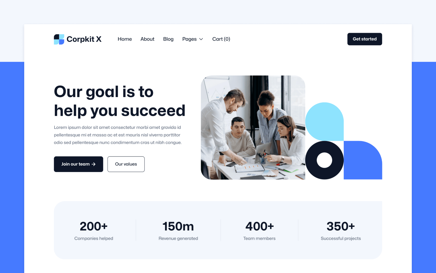 Corpkit X - Consulting HTML5 Responsive Website Template