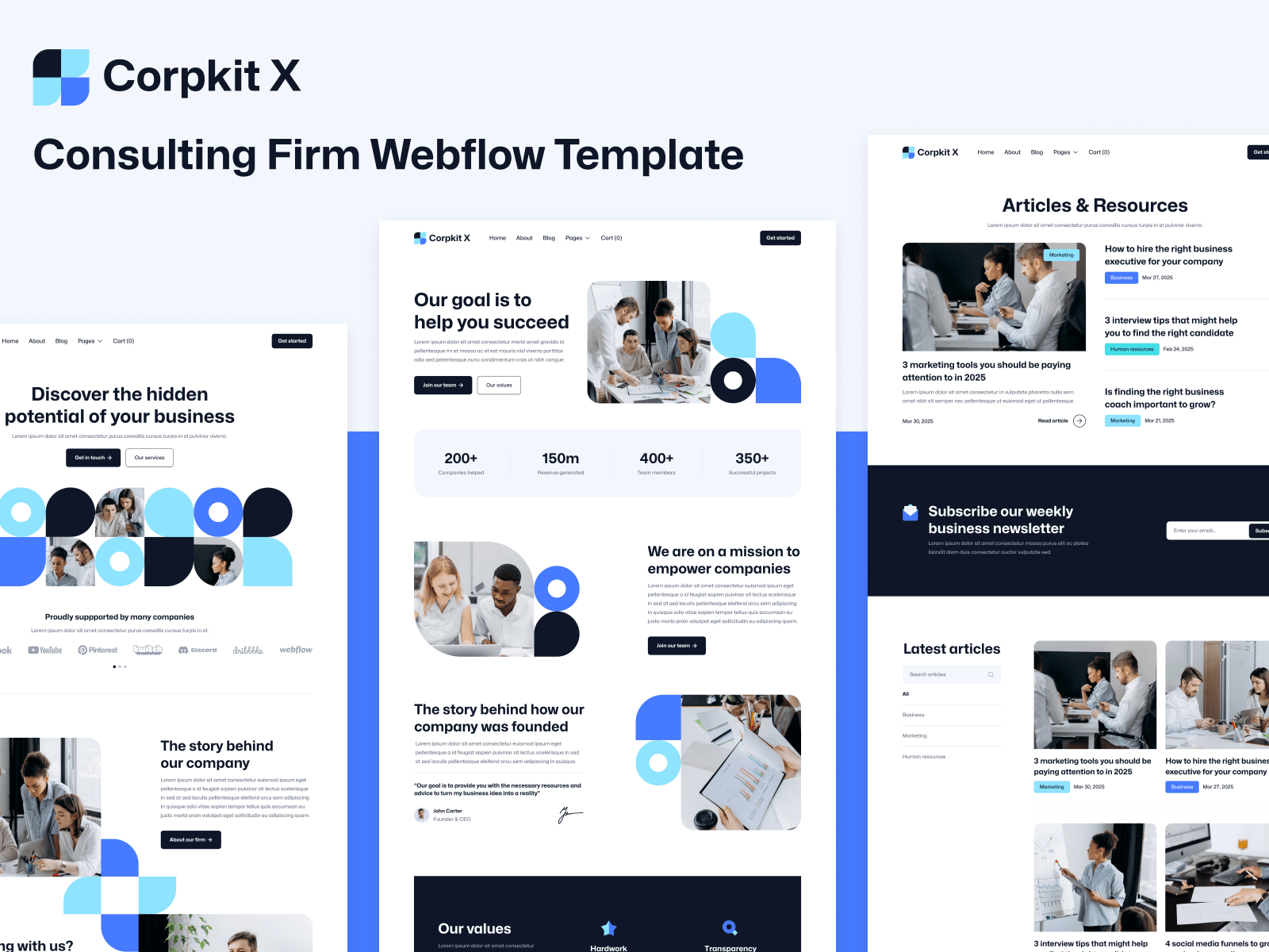 Corpkit X - Consulting HTML5 Responsive Website Template