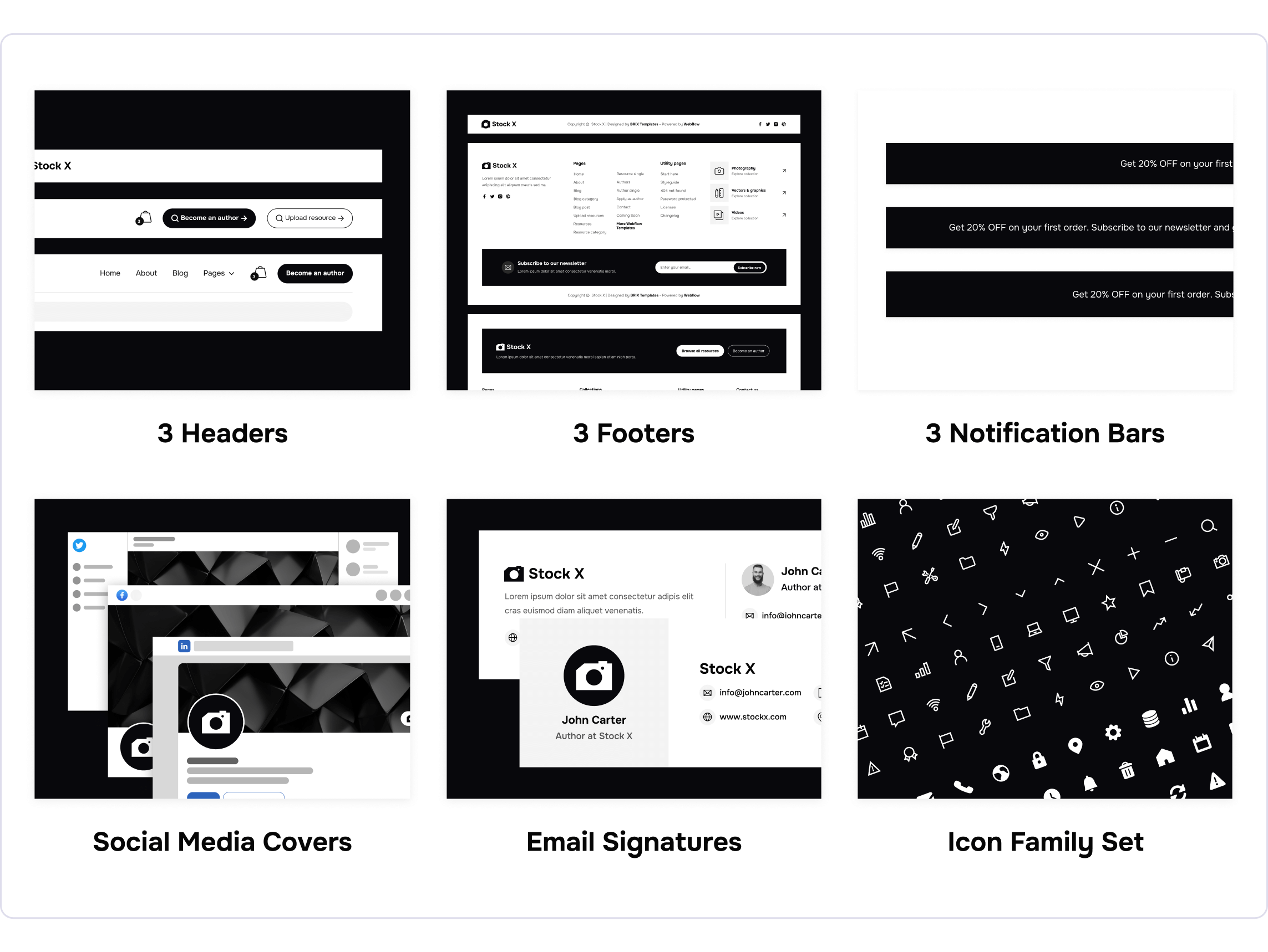 Stock X - Photography HTML5 Responsive Website Template