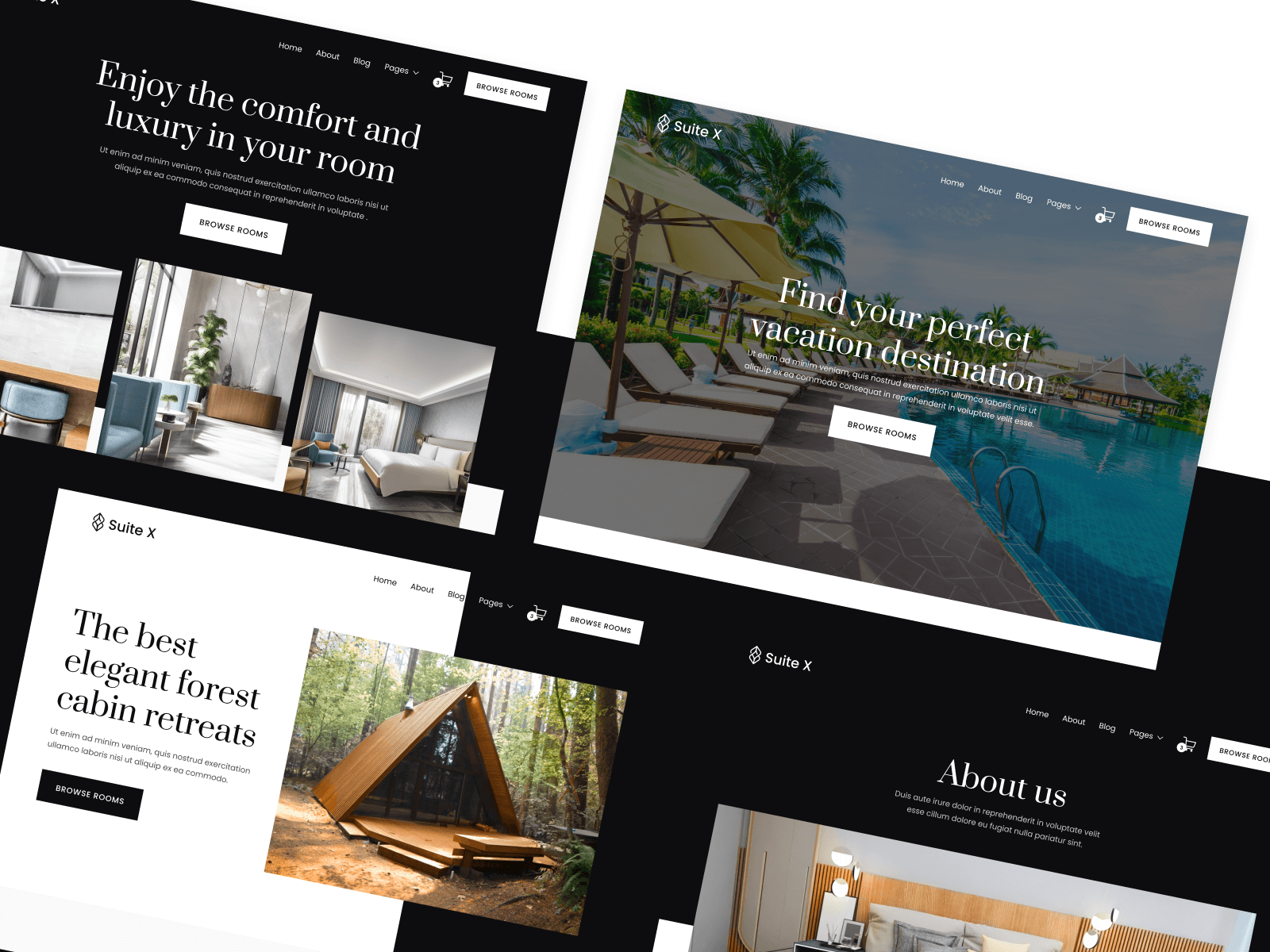 Suite X - Hotel HTML5 Responsive Website Template