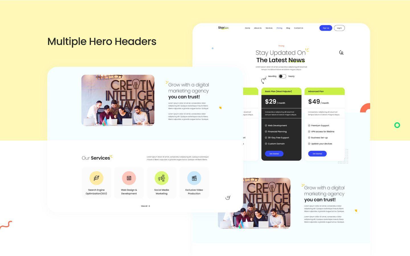 Startex - Startup HTML5 Responsive Website Template