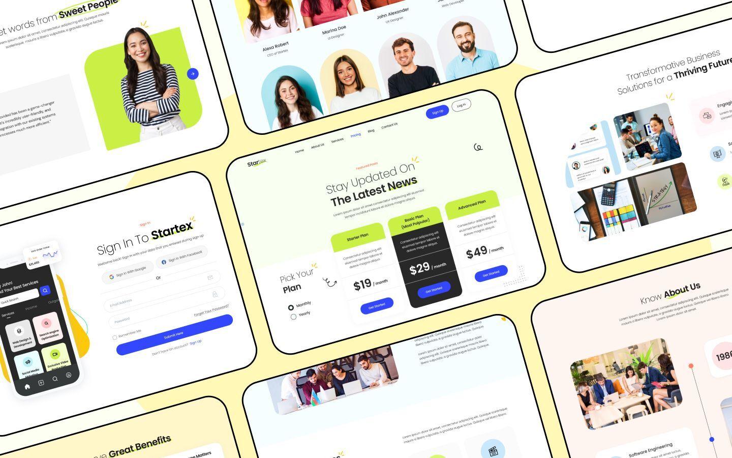 Startex - Startup HTML5 Responsive Website Template