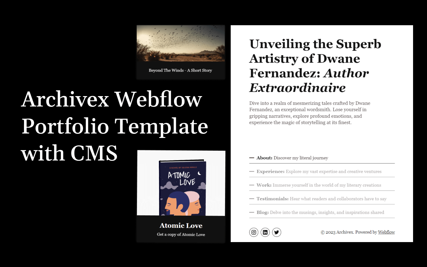Archivex - Portfolio HTML5 Responsive Website Template