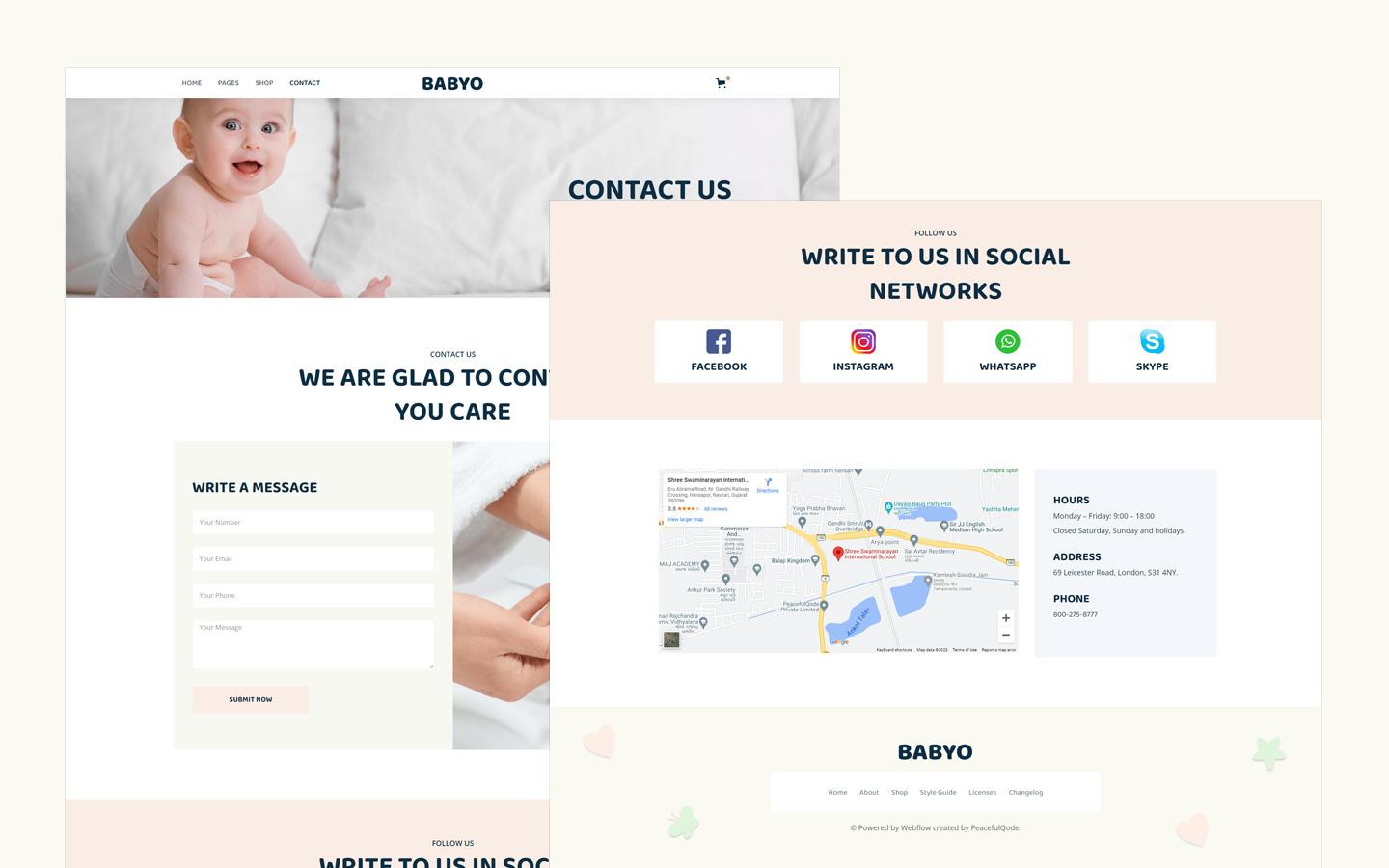 Babyo - Kids HTML5 Responsive Website Template