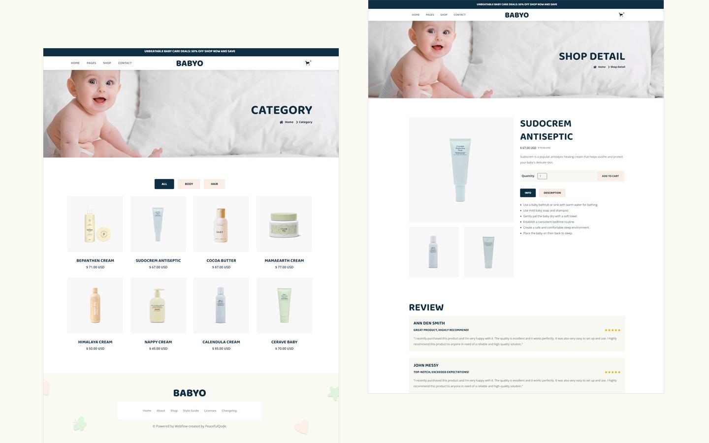 Babyo - Kids HTML5 Responsive Website Template