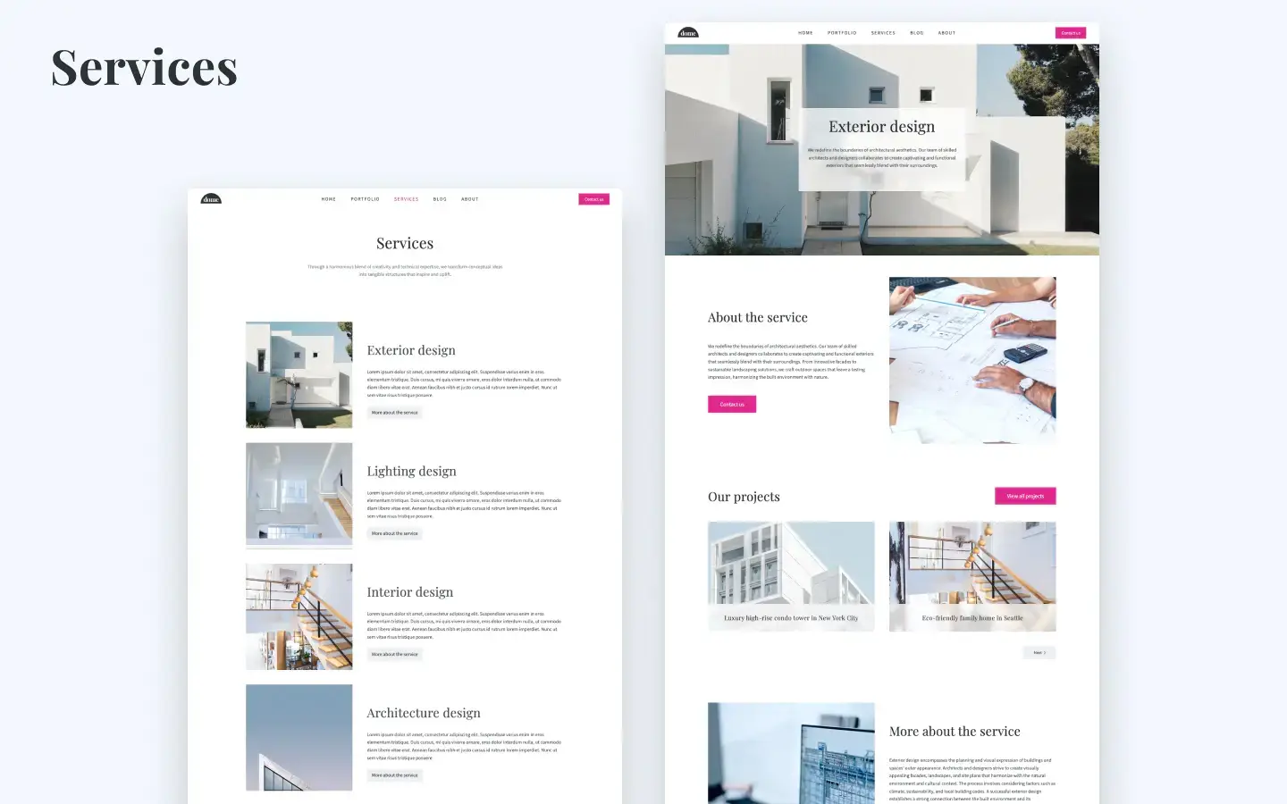 Dome - Architecture HTML5 Responsive Website Template