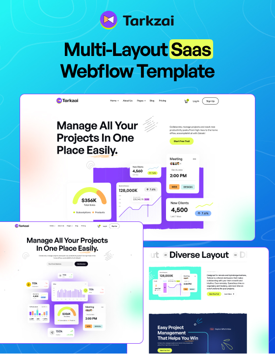 Tarkzai - SaaS HTML5 Responsive Website Template