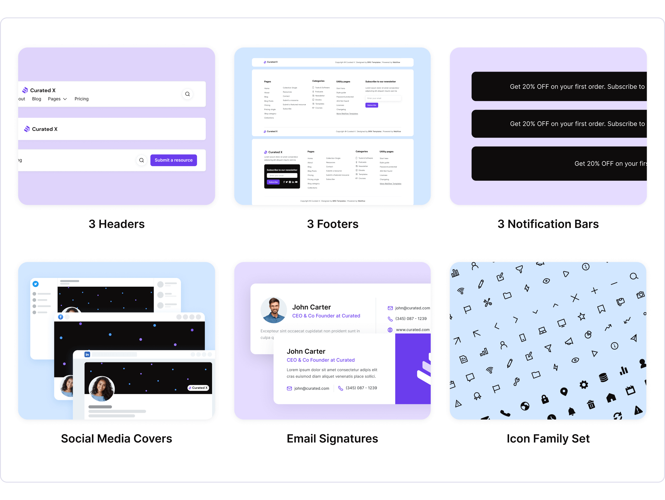 Curated X - Directory HTML5 Responsive Website Template